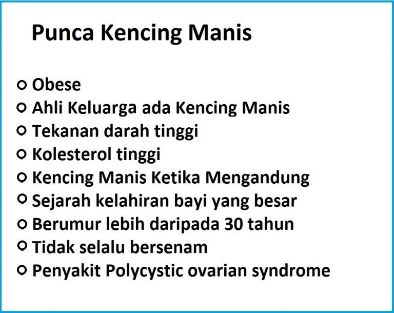 Kencing Manis : Punca, Simptom dan Rawatan - The Diagnosa